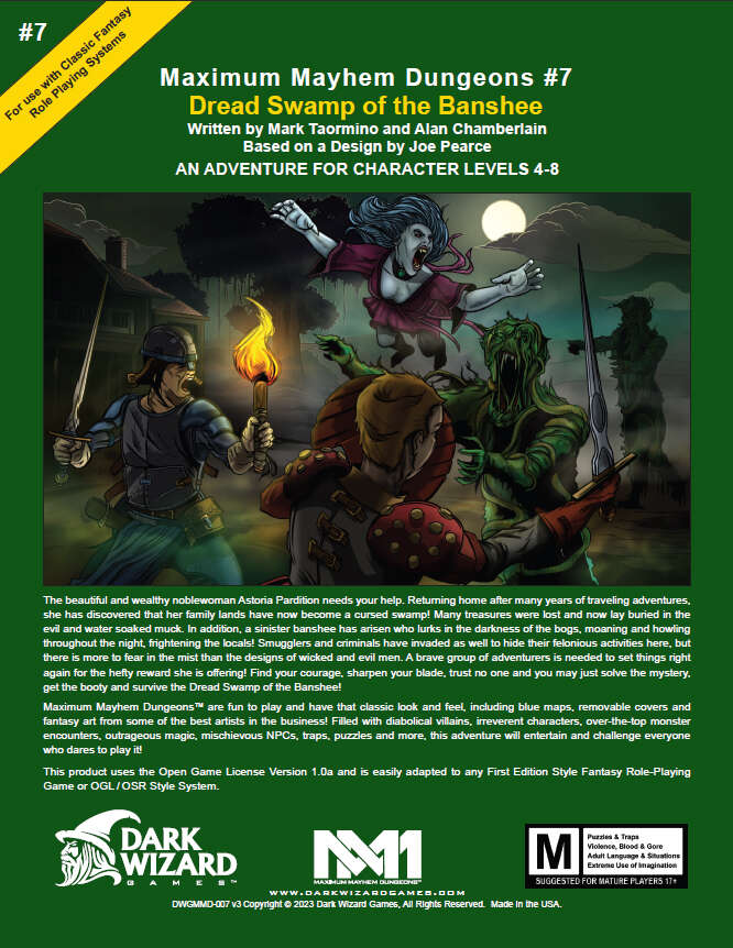Dread Swamp of the Banshee - Dark Wizard Games | DriveThruRPG