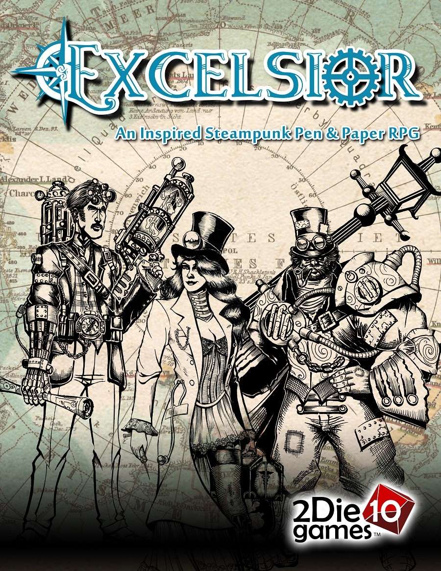 Excelsior (Core Book) - 2Die10 Games | DriveThruRPG