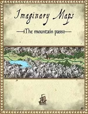 Generic world map 03 - The mountain pass - Imaginary maps | DriveThruRPG