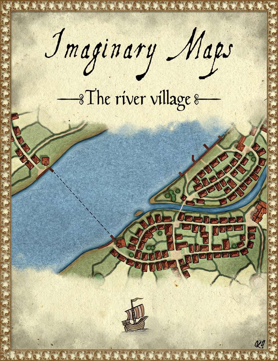 The river village - Imaginary maps | DriveThruRPG