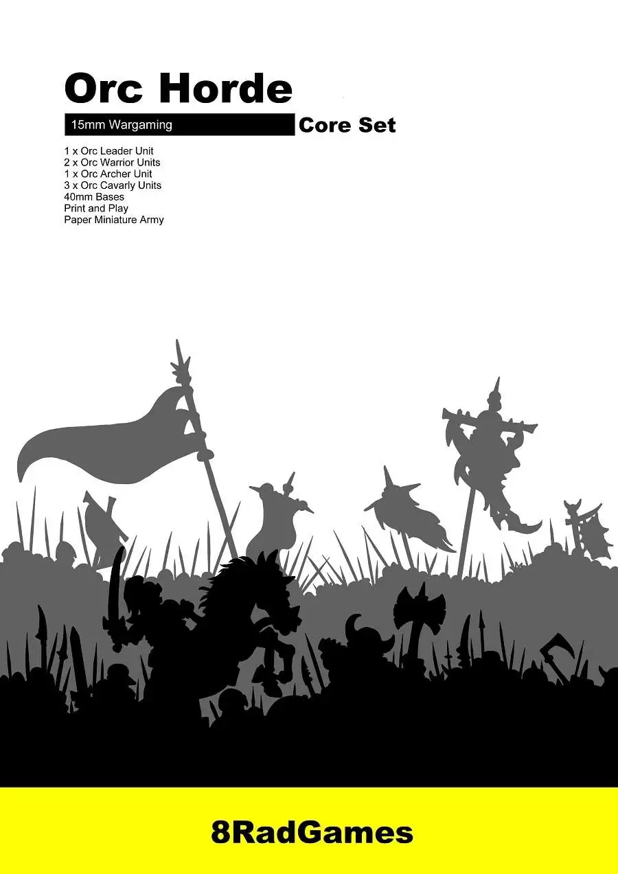 Orc Horde Core Set - 8radgames | DriveThruRPG
