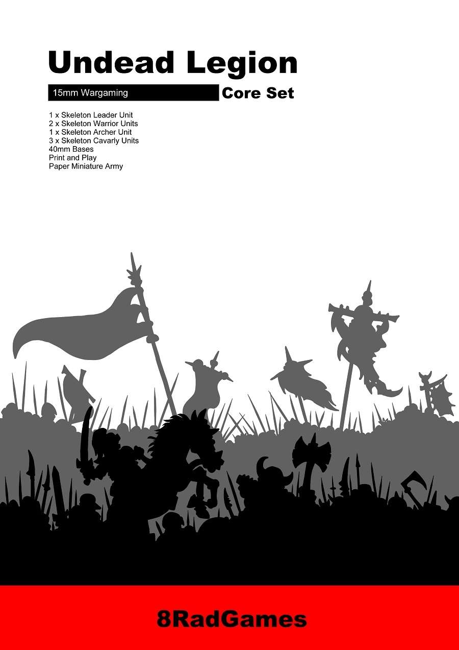 Undead Legion Core Set - 8radgames | DriveThruRPG