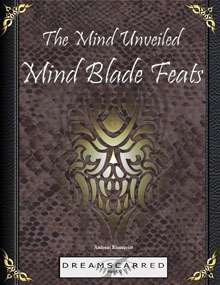 The Mind Unveiled: Mind Blade Feats - Dreamscarred Press | d20 3.5 ...
