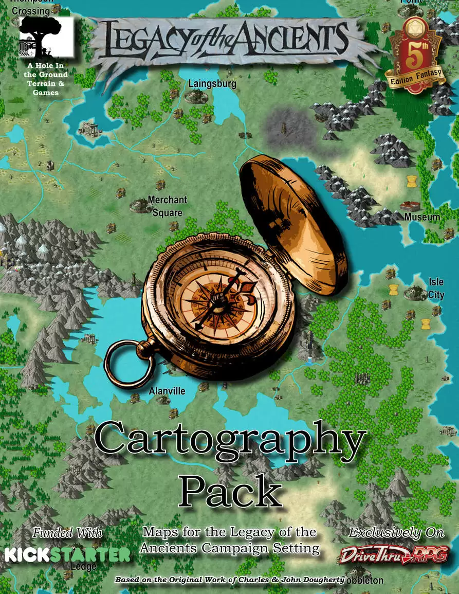 Legacy of the Ancients - Cartography Pack - A Hole In The Ground Terrain & Games | DriveThruRPG
