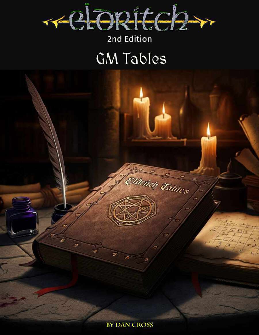 Eldritch 2nd Edition GM Tables - Crossroads Games | Eldritch 2nd ...