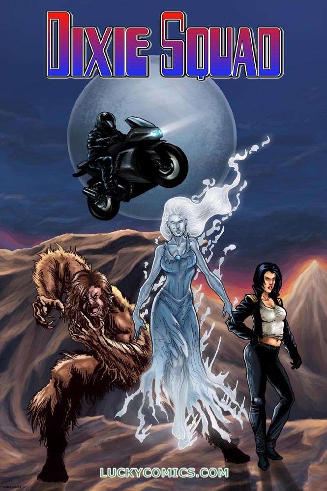 Dixie Squad Poster 2014 - Lucky Comics | DriveThruRPG