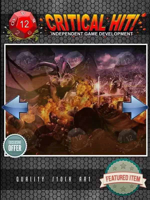 Stock Art - Cover Battle Scene - 1manstudio | Premium Stock Art ...