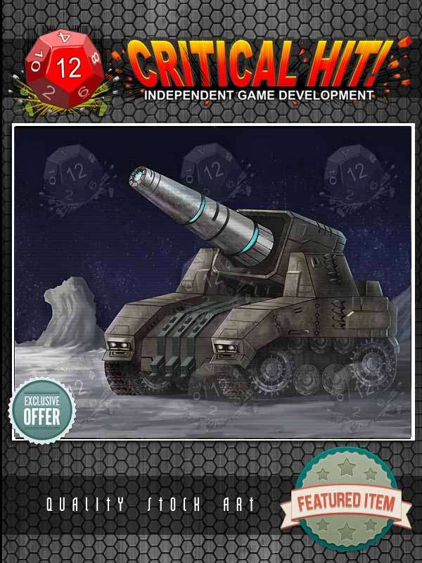 Sci-Fi Stock Art - Mobile Artillery - 1manstudio | Sci-Fi Stock Art ...