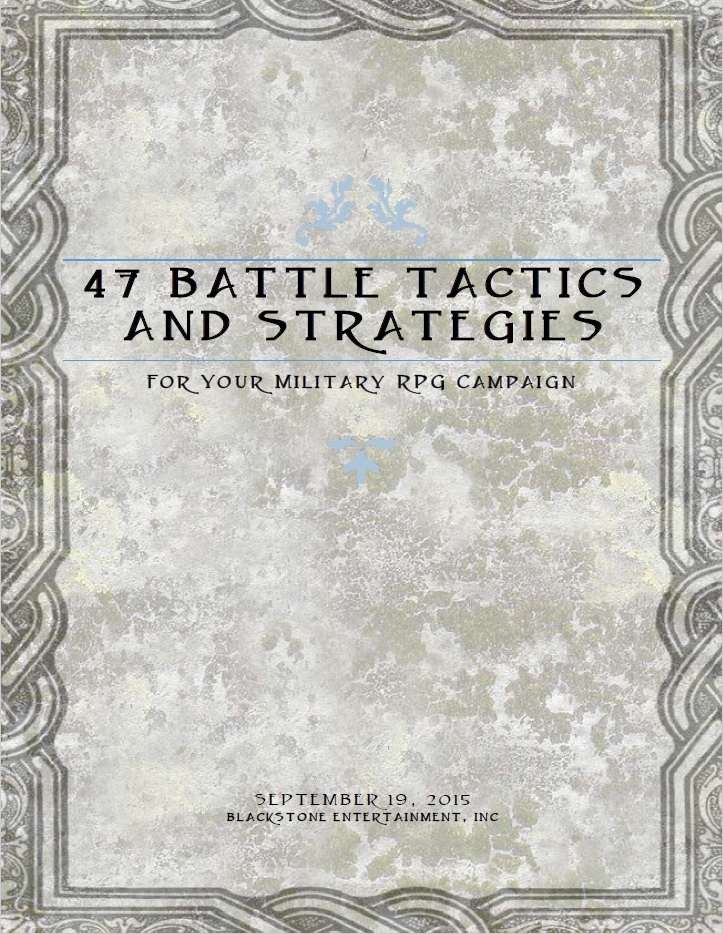 47 Battle Tactics and Strategies for your Military RPG Campaign ...