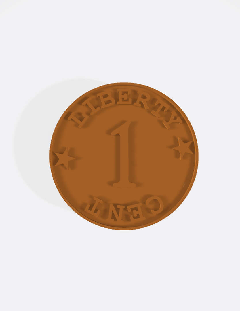 Game Tokens: Liberty One Cent Coin - Blessed Machine | Tokens ...