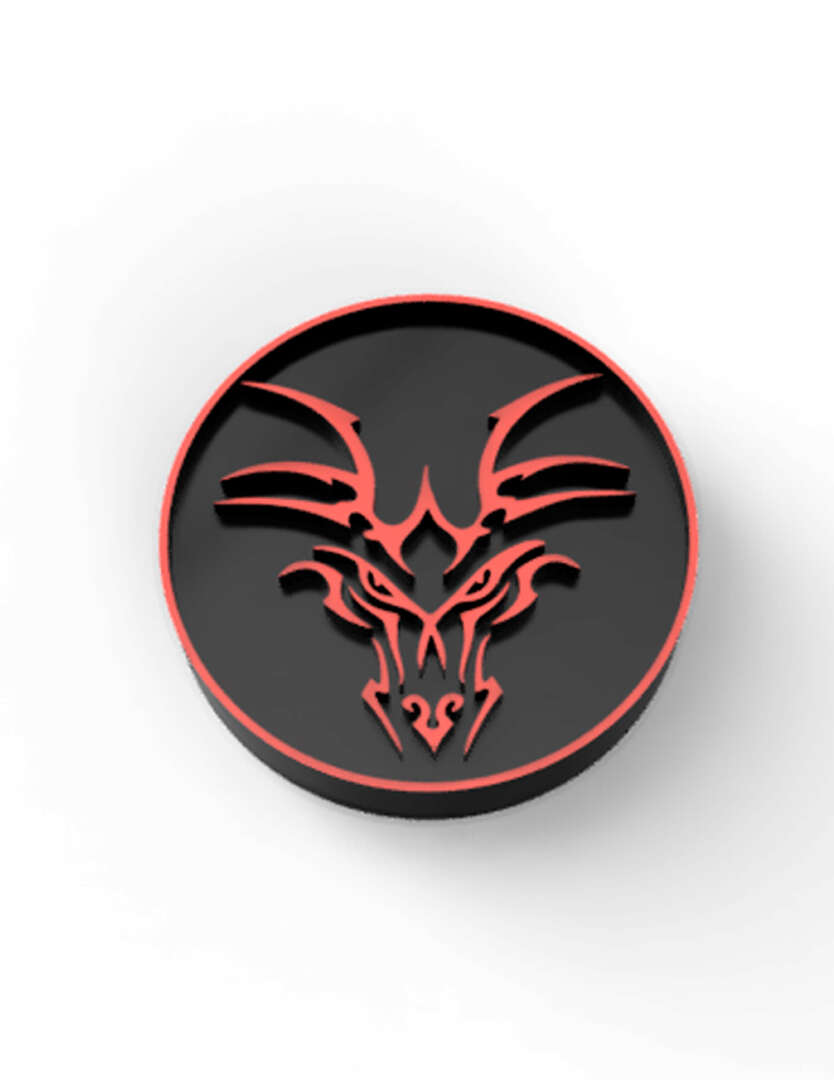 Game Tokens: Dragon Head - Blessed Machine | Tokens | DriveThruRPG