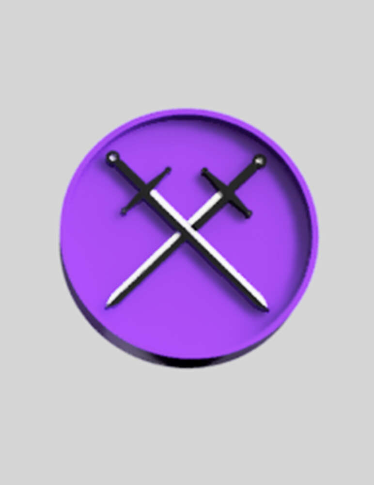 Game Tokens: Crossed Swords - Blessed Machine | Tokens | DriveThruRPG
