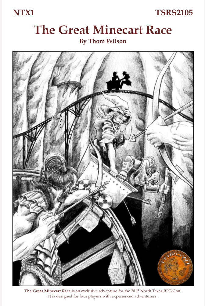 The Great Minecart Race - ThrowiGames | DriveThruRPG