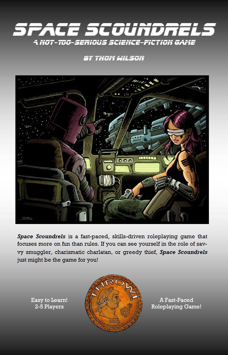 Space Scoundrels RPG Character Sheet - ThrowiGames | DriveThruRPG