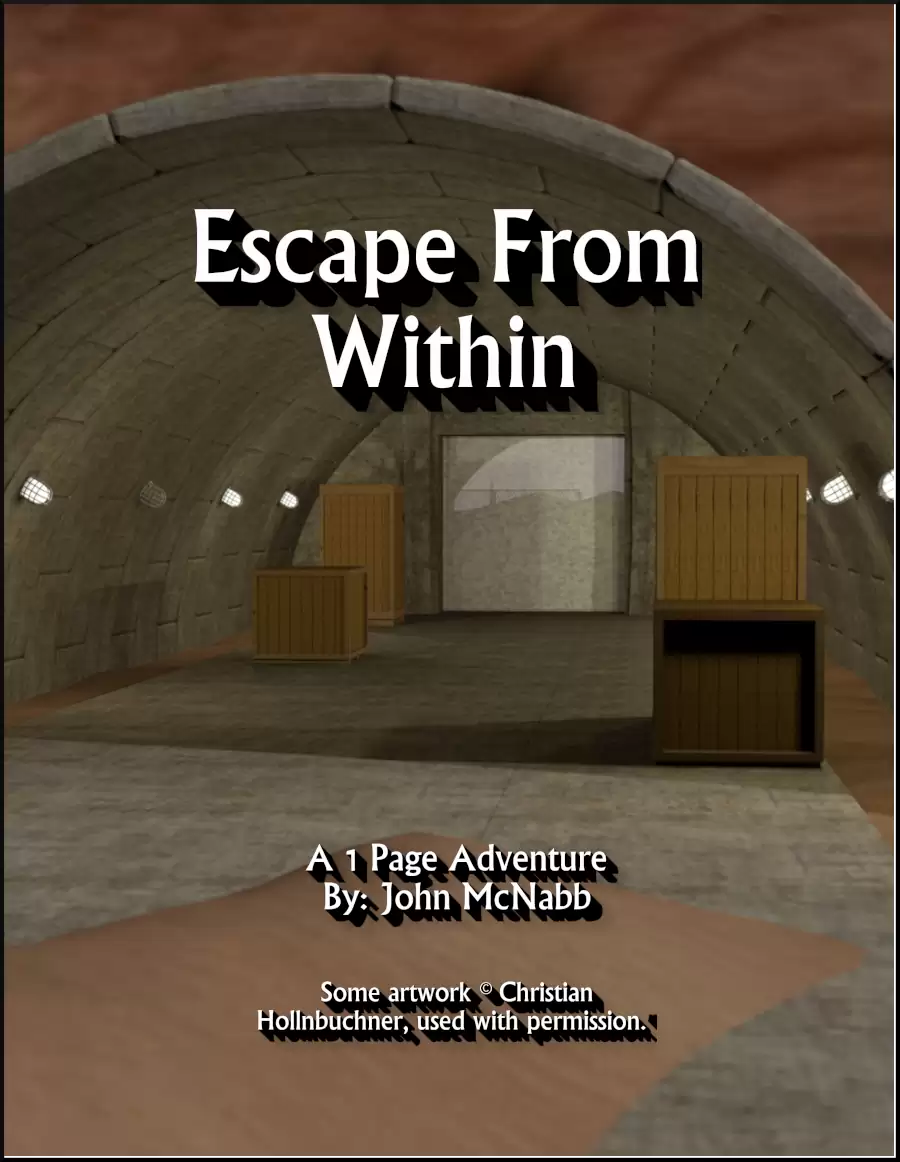 Escape From Within - 1 Page Adventure + Map (OSW) - McNabb Games ...