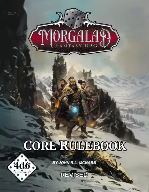 Morgalad Fantasy RPG Core Rulebook Revised Edition - McNabb Games | Morgalad Fantasy RPG ...