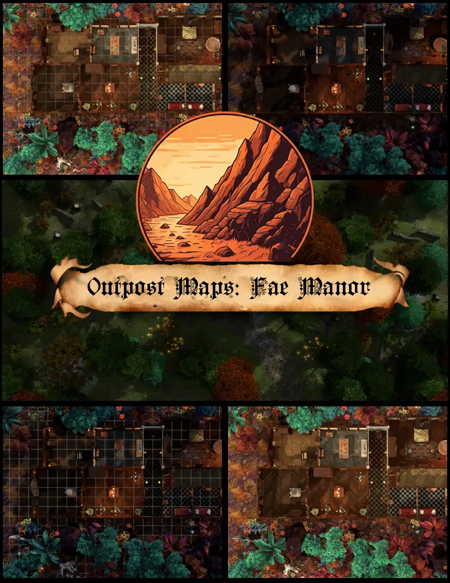 0utpost Maps: Fae Manor - McNabb Games | Morgalad Fantasy RPG | McNabb ...