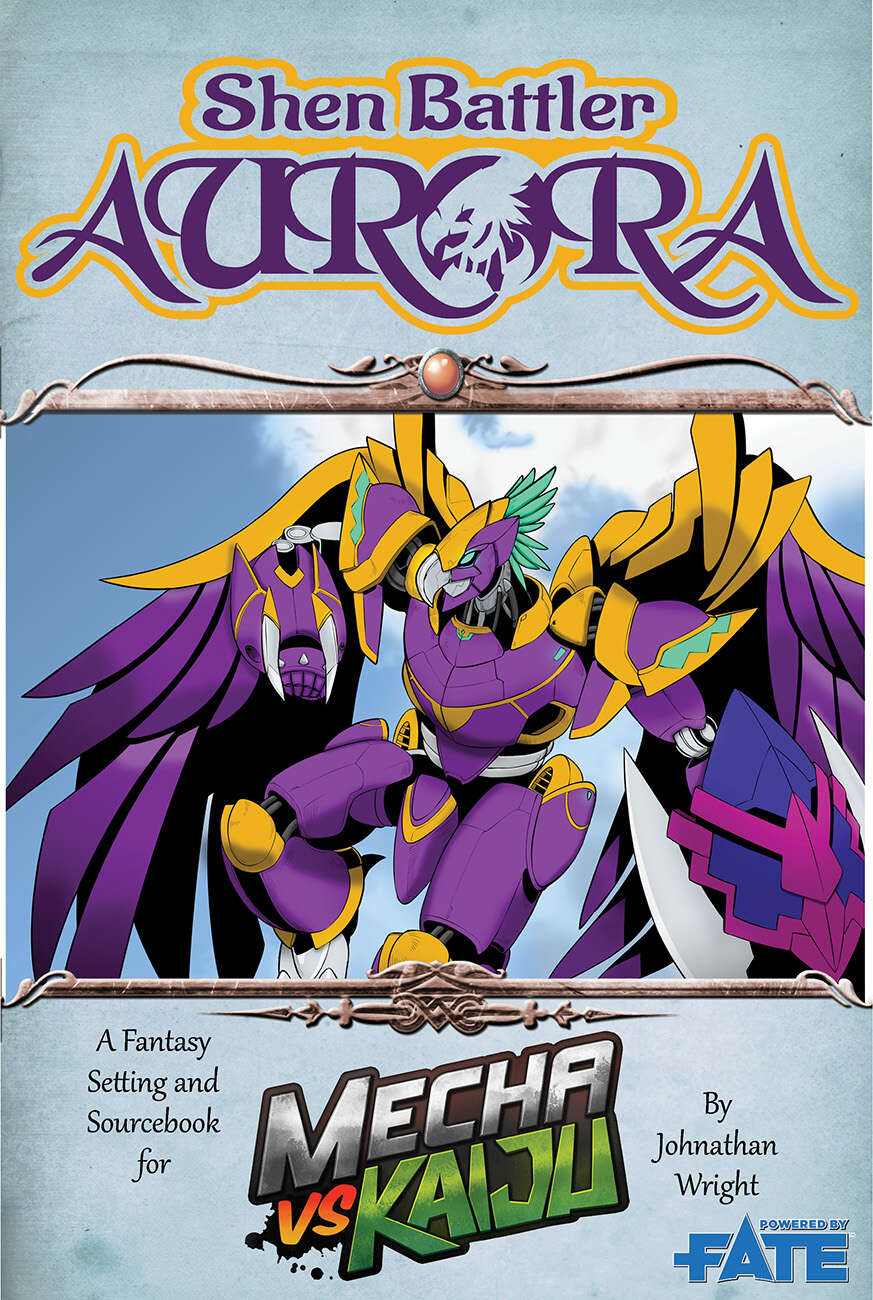 Mecha vs Kaiju: Shen Battler Aurora - WrightWerx | DriveThruRPG