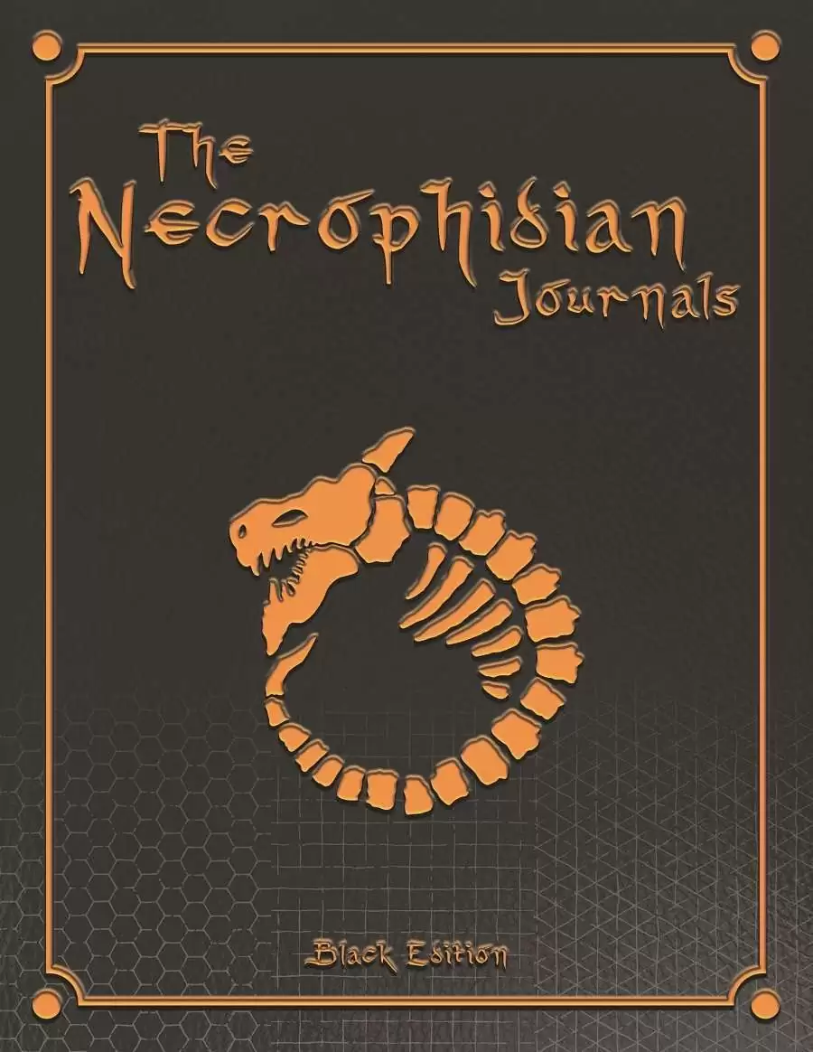 The Necrophidian Journals - Black Edition - Graph Paper Book - Square ...