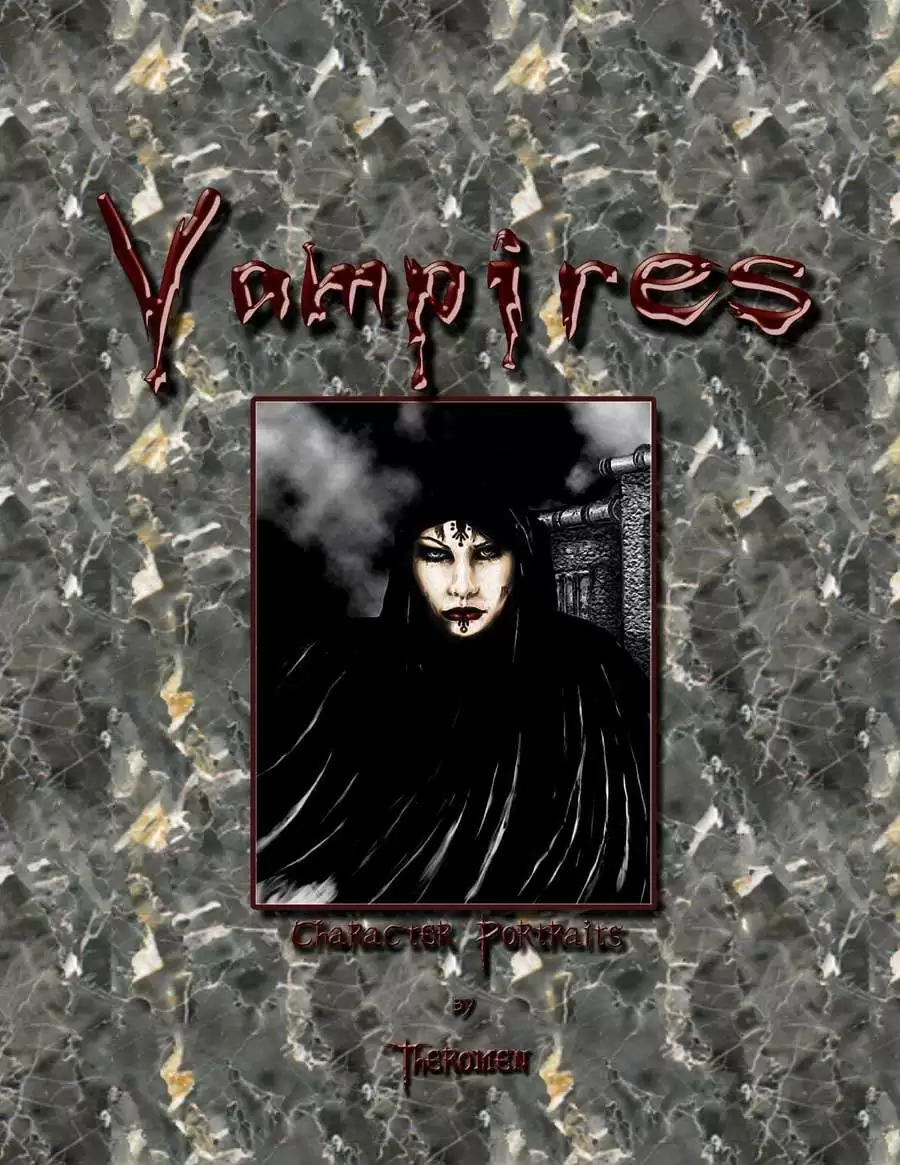 Vampires Character Portraits - Theromen | DriveThruRPG