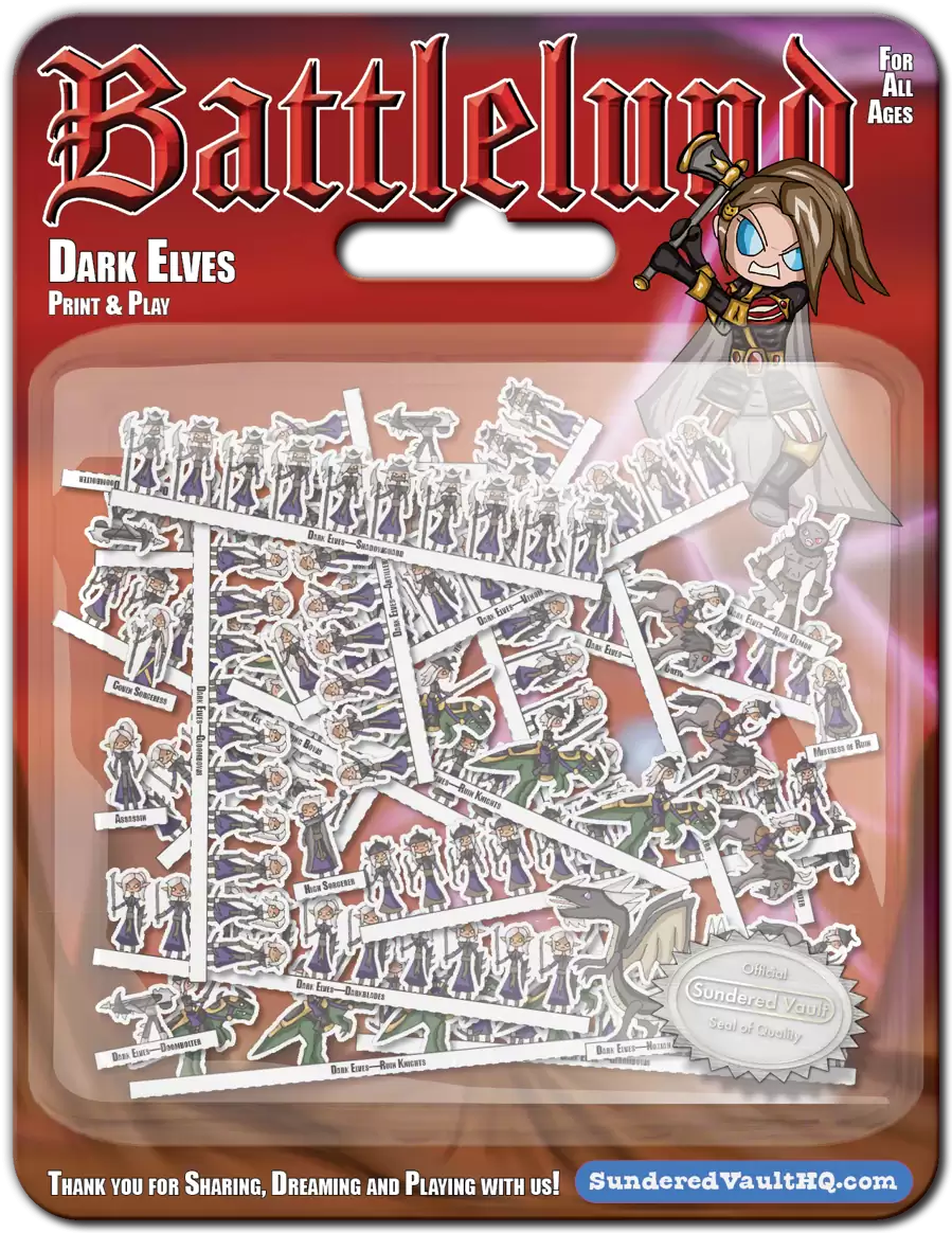 Battlelund Armies: 15mm Dark Elf Army Miniatures - Sundered Vault ...