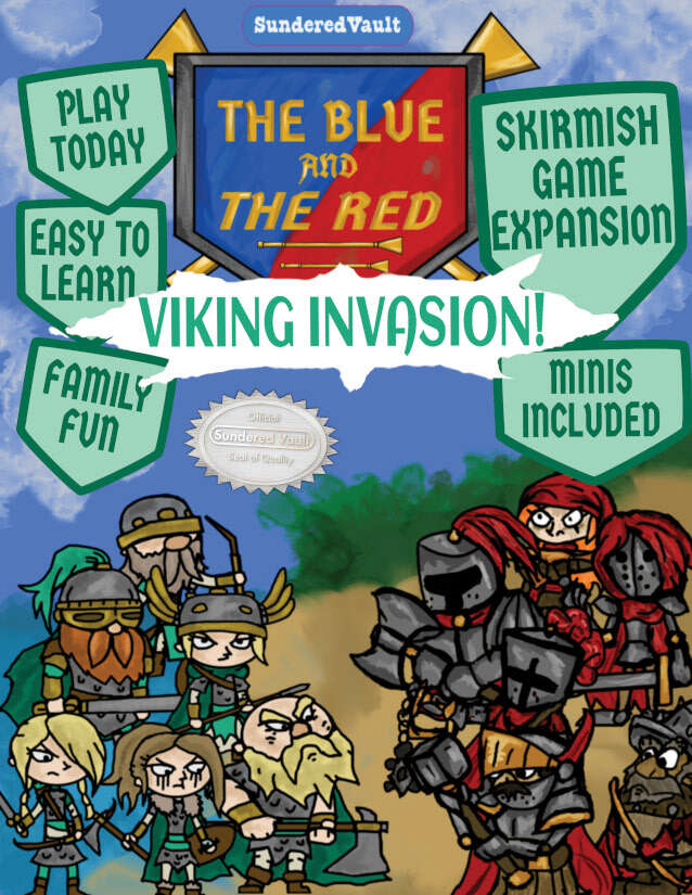 The Blue and The Red: Viking Invasion - Game Expansion and Minis ...