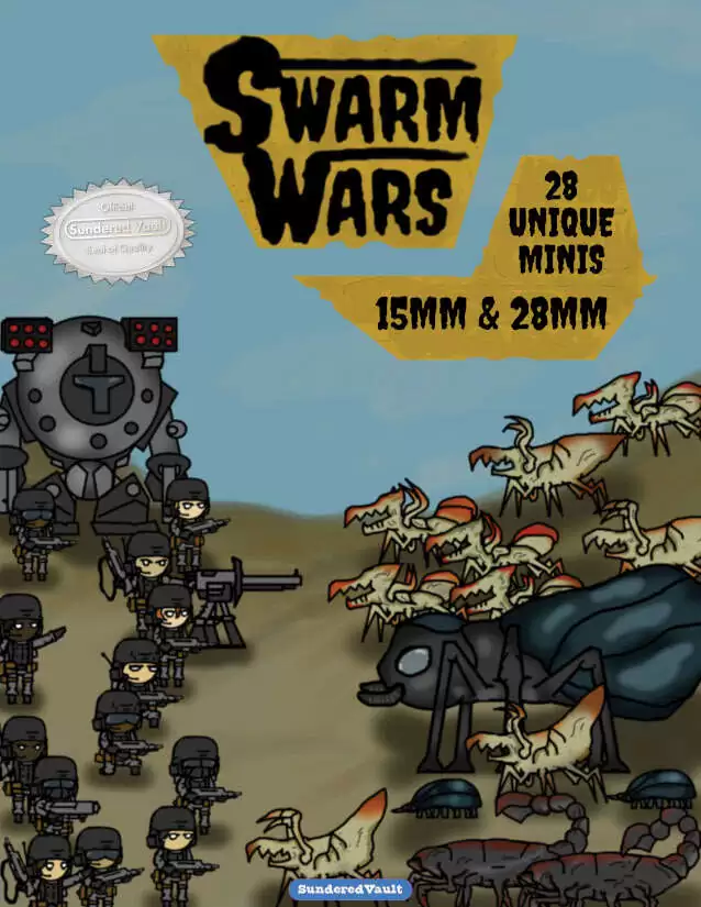 Swarm Wars: Terran & Space Bug Forces - Sci-Fi Miniatures in 28mm ...