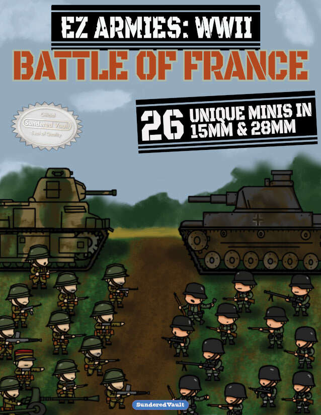 EZ Armies WW2: Battle of France - French and German Forces 28mm and ...