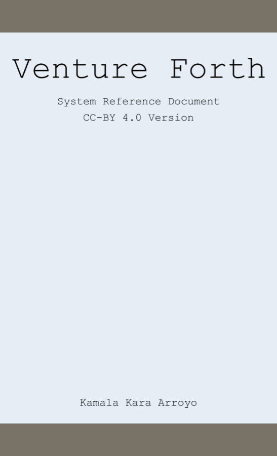 Venture Forth System Reference Document - Friendly Neighborhood Gamer ...