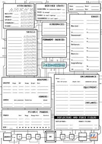 Super Happy Sentai Character record sheets - Stupid dice studios ...