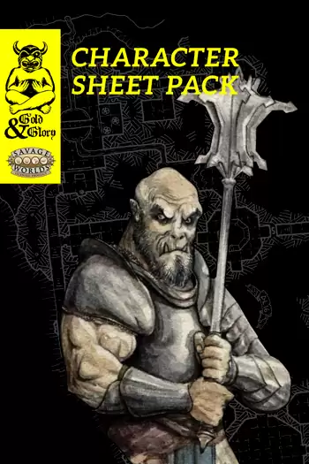 Gold&Glory: Character Sheet Pack - SpaceOrange42 | Gold & Glory | DriveThruRPG