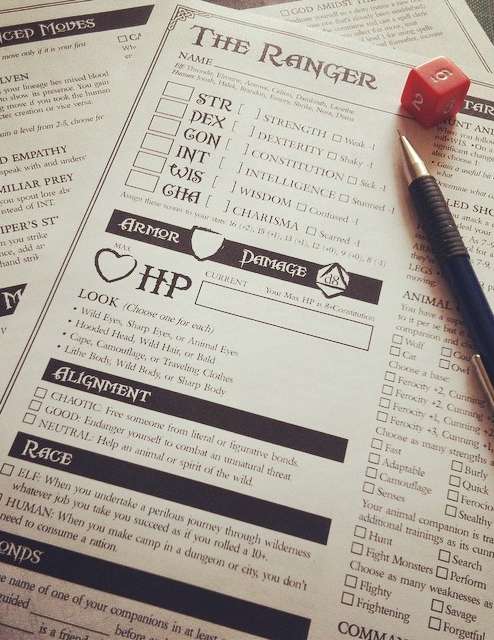 Dungeon World Sheets - Miguel Angel Espinoza | DriveThruRPG