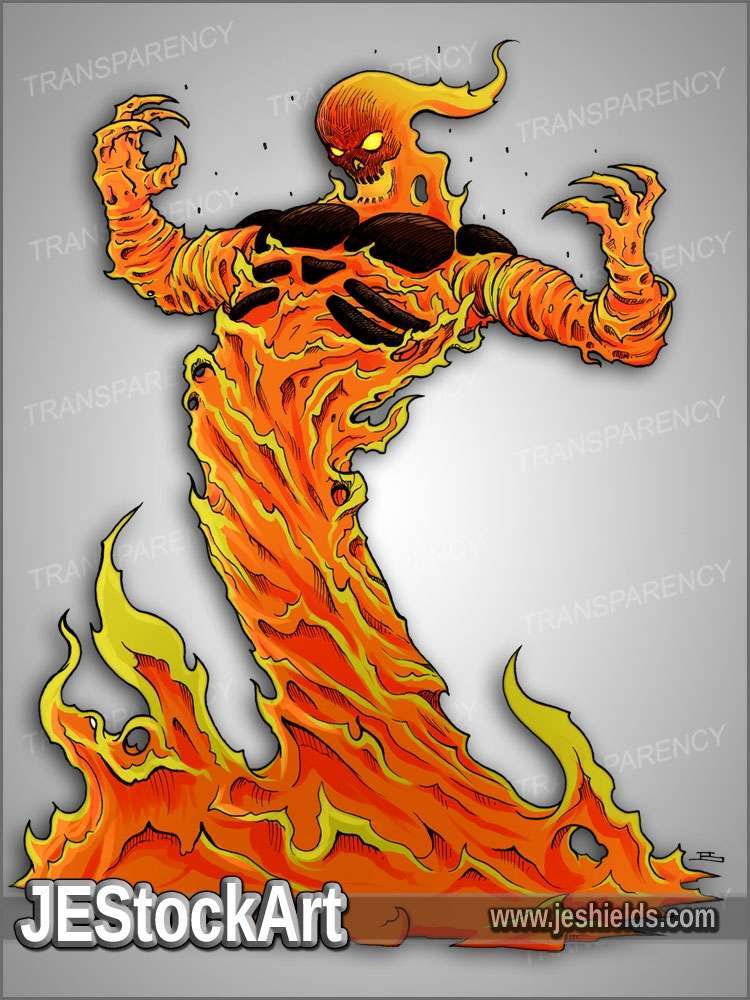 JEStockArt - Fantasy - Flame Elemental - CNB - Jeshields | Fantasy ...