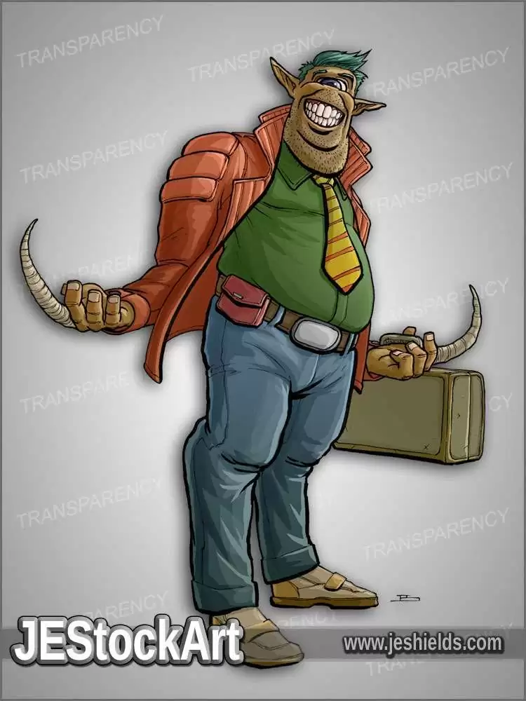 JEStockArt - SciFi - Cheesy Alien Salesman - CNB - Jeshields | SciFi ...