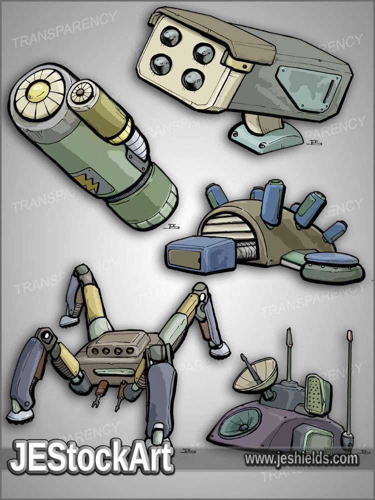 -JEStockPack- SciFi - Mech Equipment Pack 03 - Jeshields | SciFi ...
