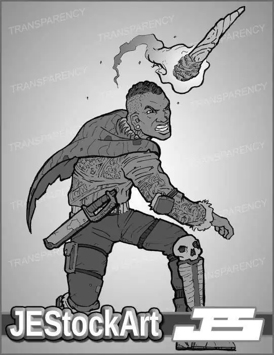 JEStockArt - Fantasy - Adventurer with Cape and Torch - GNB - Jeshields ...