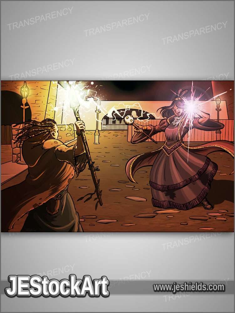 JEStockArt - Fantasy - Dark London Magical Combat - HQCWB - Jeshields ...