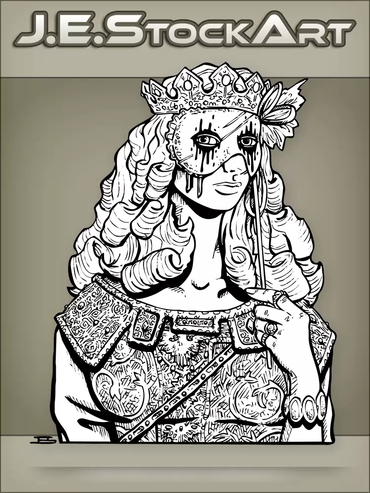 JEStockArt - Fantasy - Noble Woman With Creepy Mask - LNB - Jeshields ...