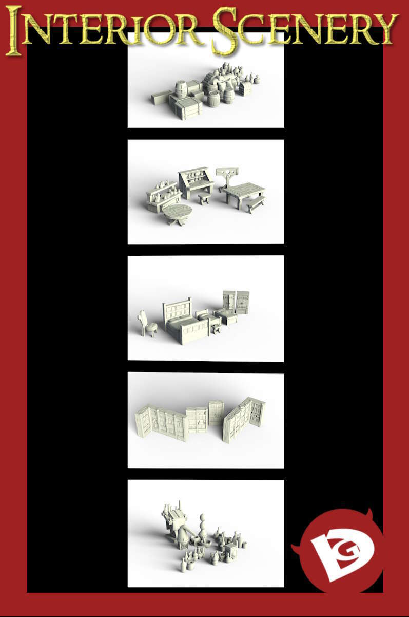 Interior Scenery items - Devious Games | DriveThruRPG