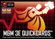 M&M3E Quickcards - Critical Failure Games | DriveThruRPG