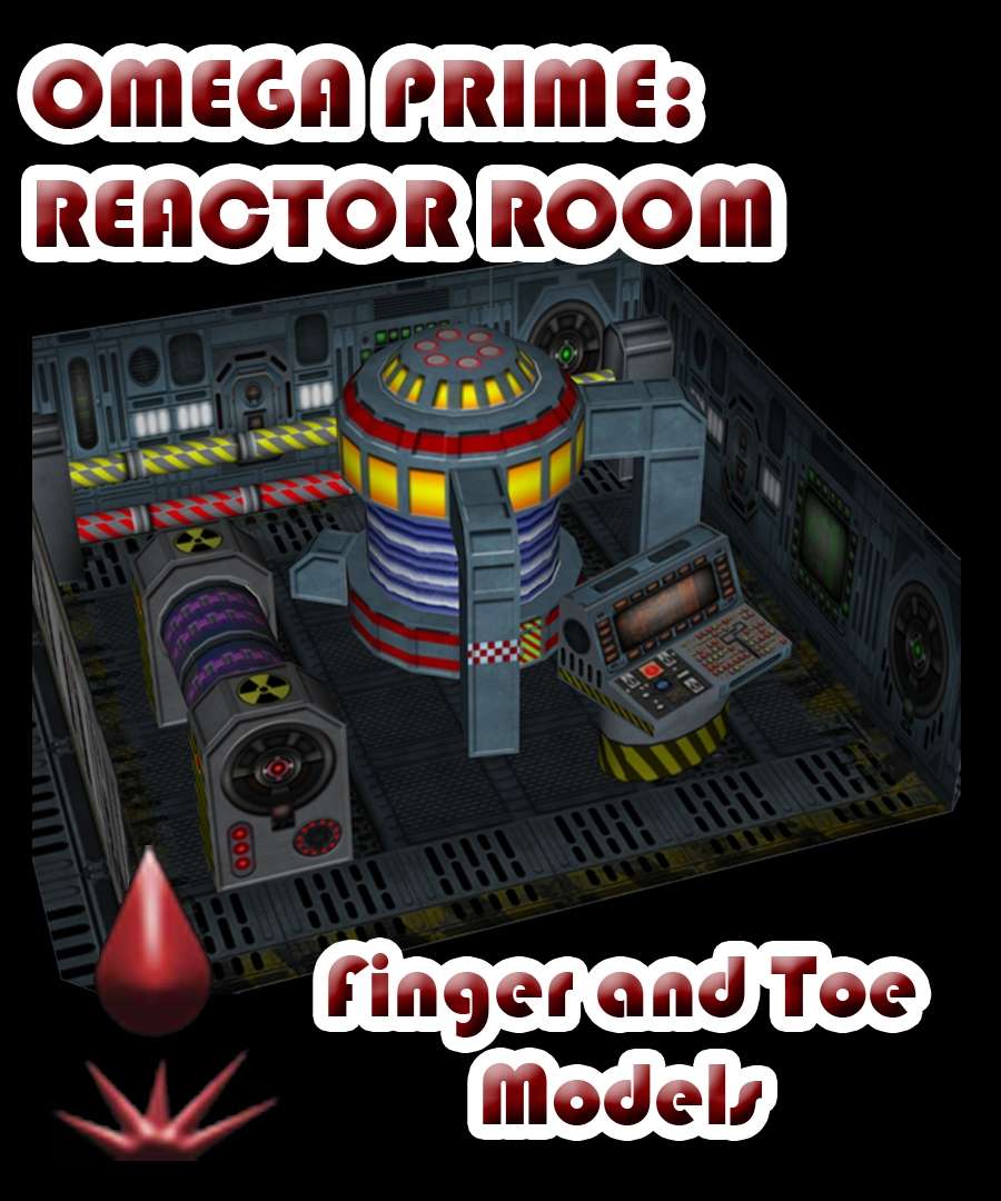 Omega Prime Reactor - Finger and Toe Models | Sci-Fi Scenery | DriveThruRPG