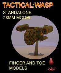 Tactical: WASP - Finger and Toe Models | Sci-Fi Vehicles | DriveThruRPG