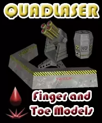 Quadlaser - Finger and Toe Models | Sci-Fi Scenery | DriveThruRPG