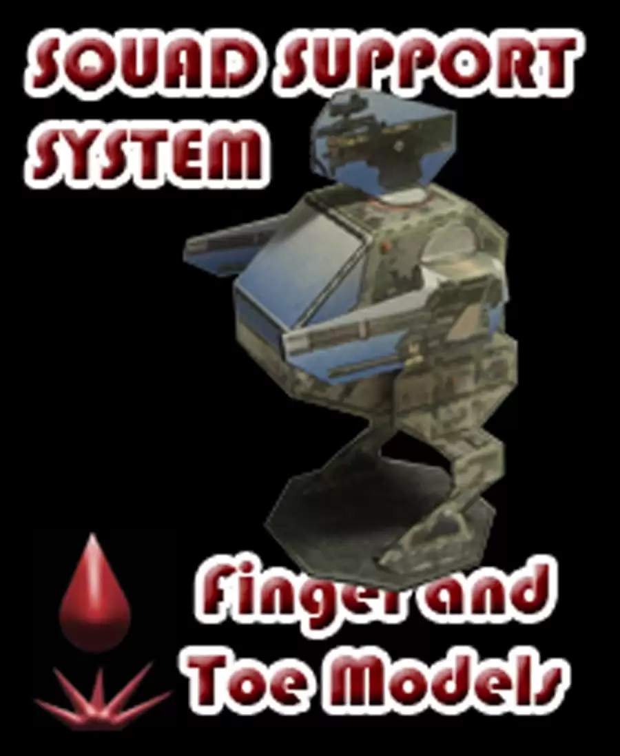 S-Cube Squad Support System - Finger and Toe Models | Sci-Fi Vehicles | DriveThruRPG