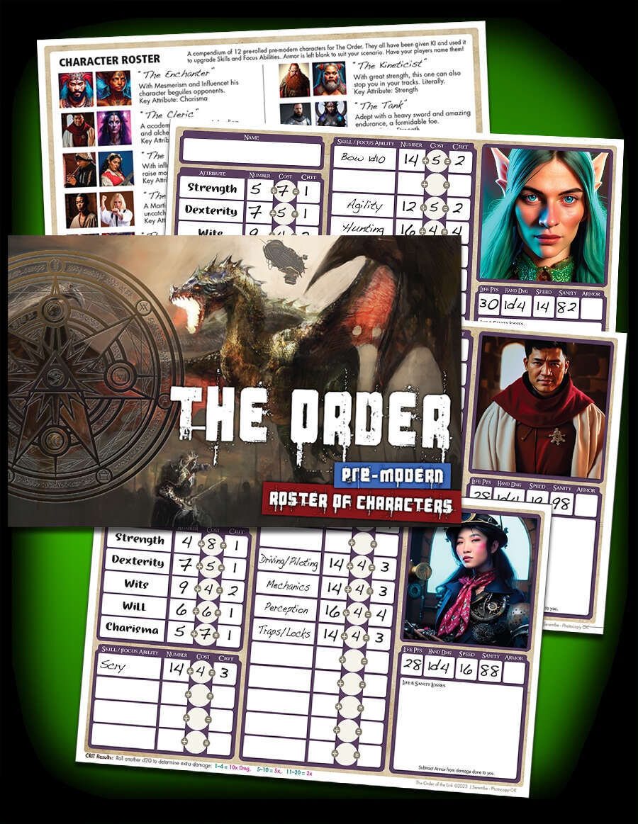 The Order - Pre-Modern Character Roster - The Order of the Link ...