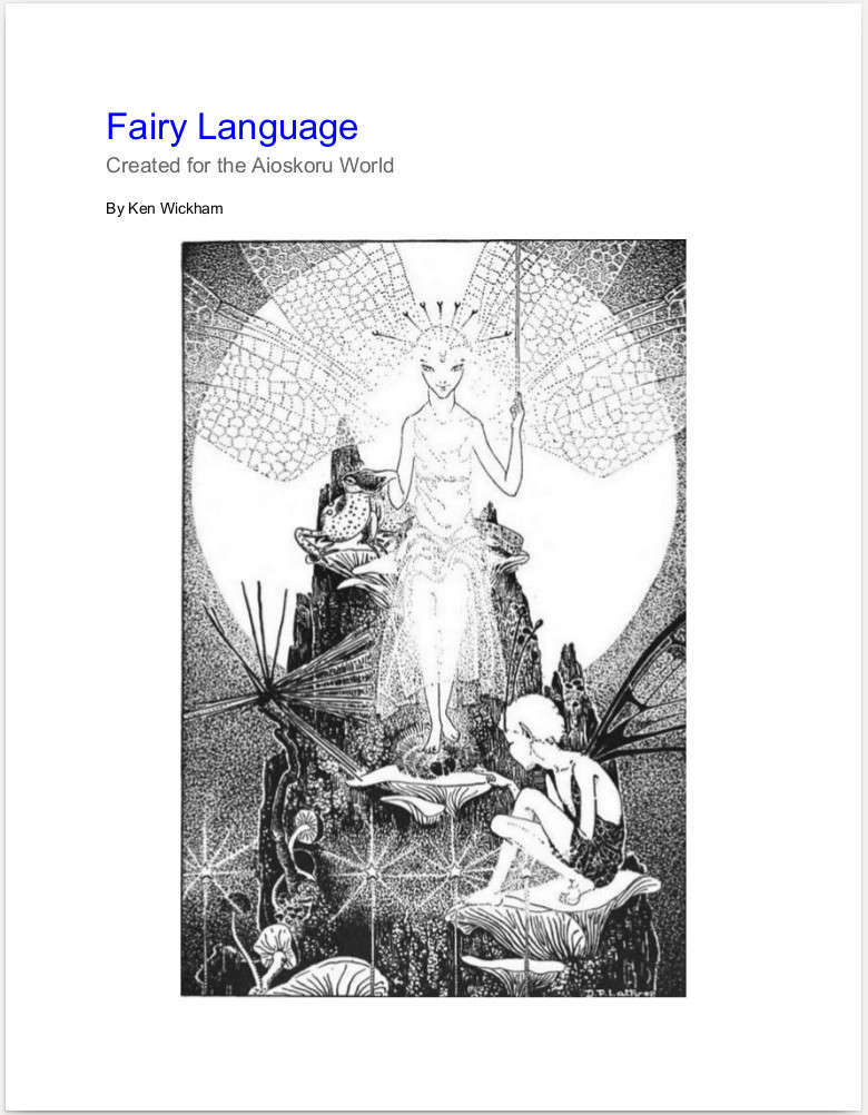 Fairy Language: [emojey-on laaf] - Ken Wickham | Aioskoru | DriveThruRPG