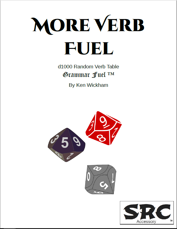 More Verb Fuel - Ken Wickham | Grammar Fuel | DriveThruRPG