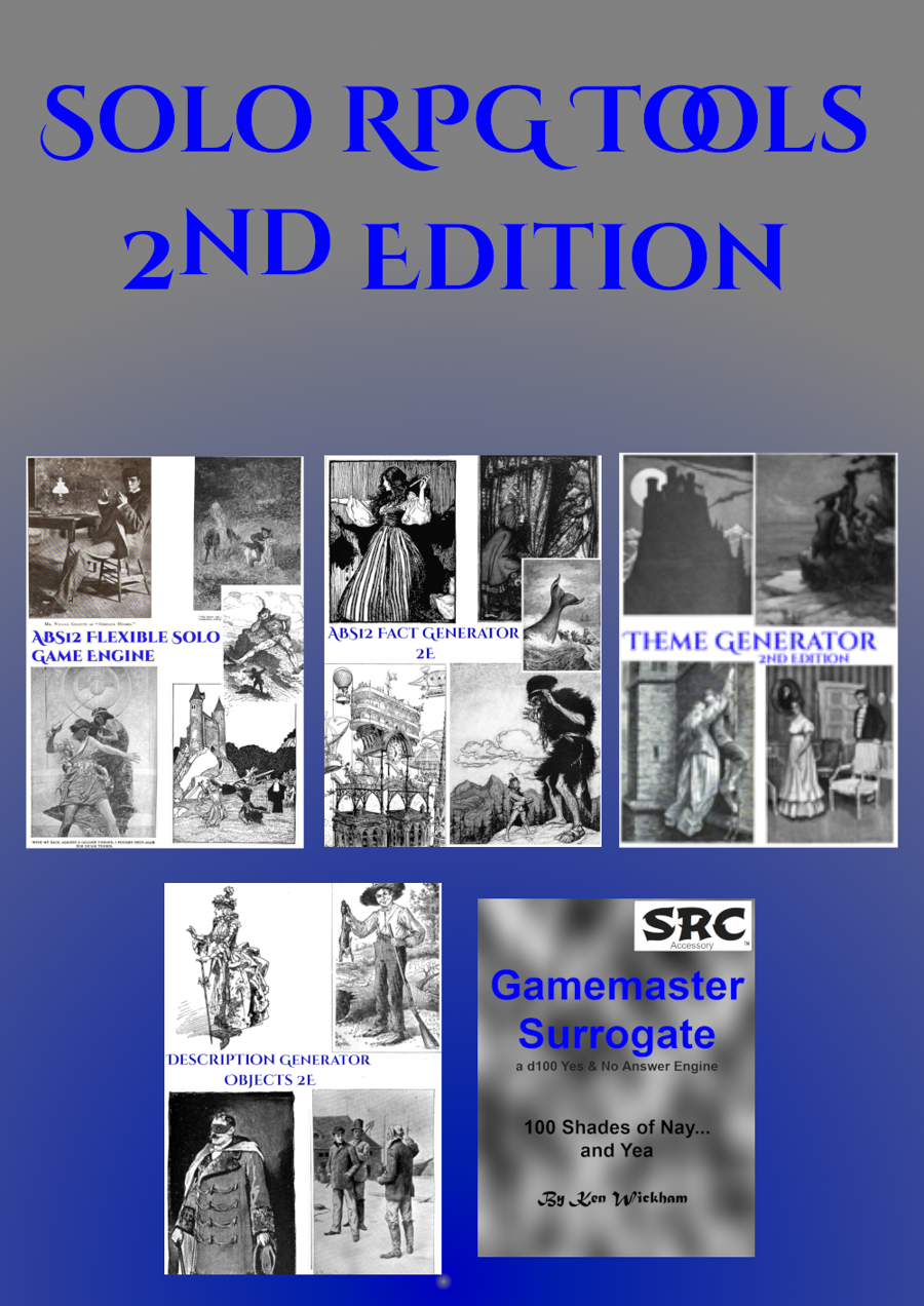 Solo RPG Tools 2nd Edition [BUNDLE] - Ken Wickham | RPG Tools 2nd ...