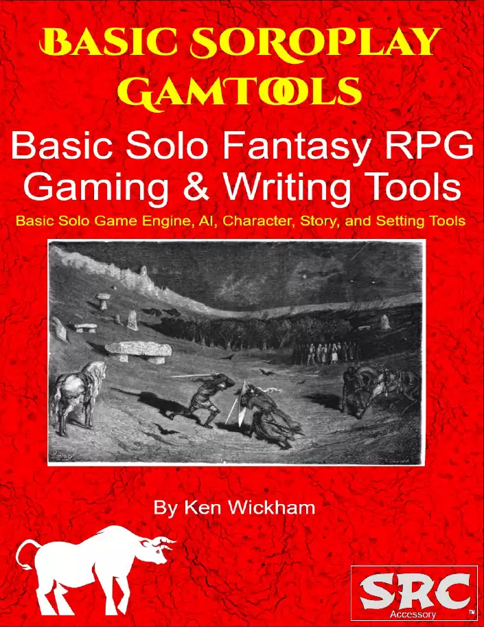 Basic Solo Fantasy RPG Gaming & Writing Tools - Ken Wickham | Solo ...