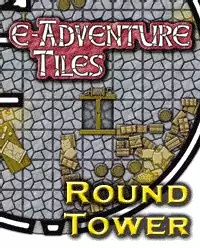 e-Adventure Tiles: Round Tower - SkeletonKey Games | DriveThruRPG